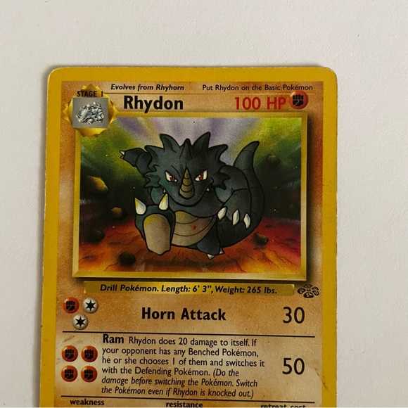Pokemon | Toys | Pokemon 999 Vintage Set Rhydon 4564 | Poshmark